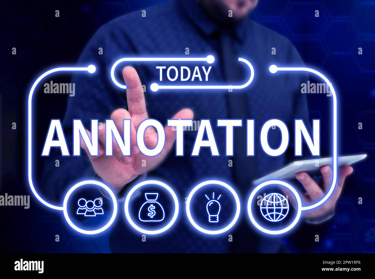 Inspiration showing sign Annotation, Conceptual photo note added by way ...