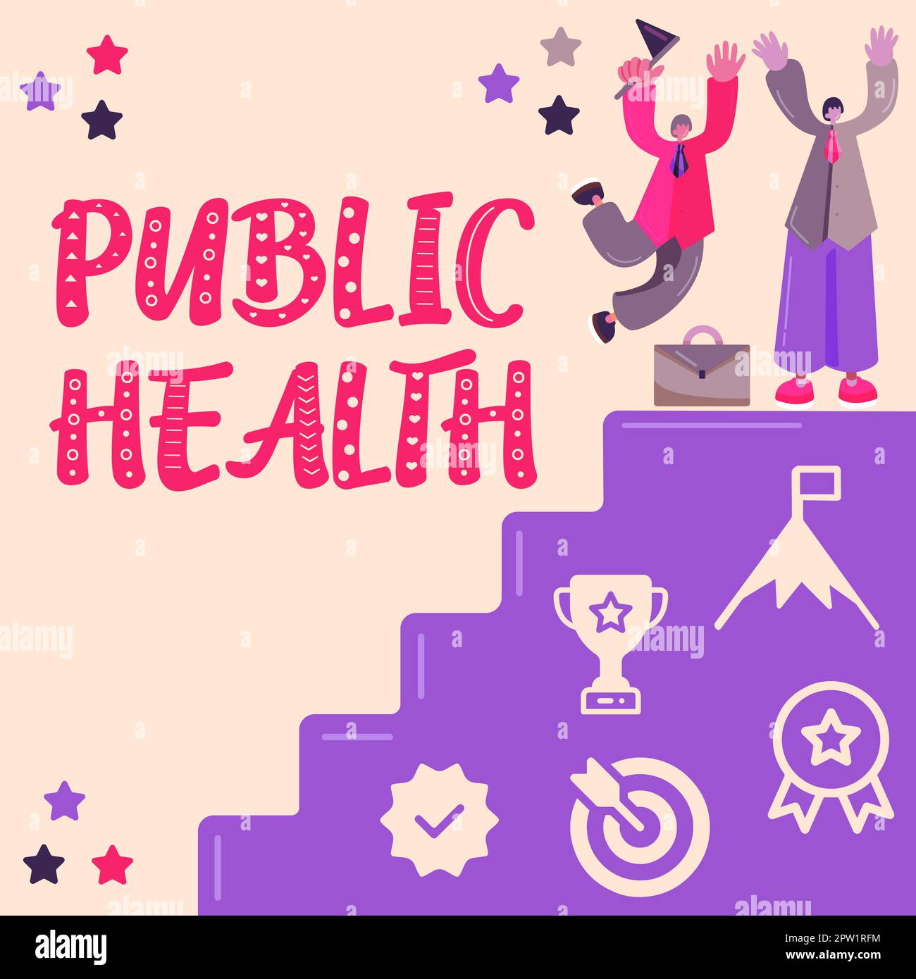 Sign displaying Public Health, Business approach Promoting healthy ...