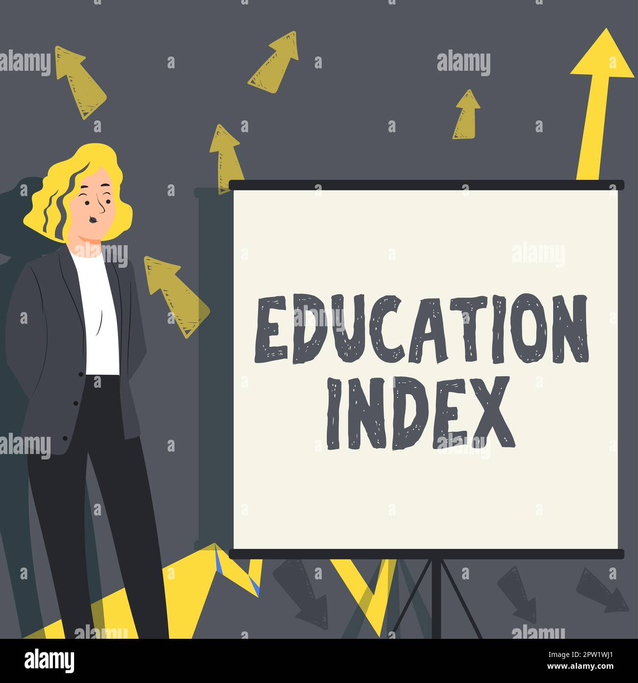 Conceptual caption Education Index, Internet Concept aiming to meet ...