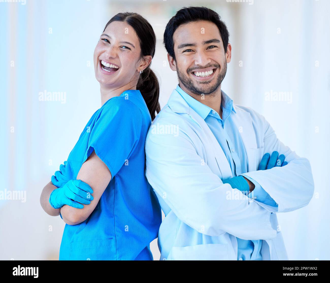 No one Id rather work with. a young dentist with his assistant Stock ...