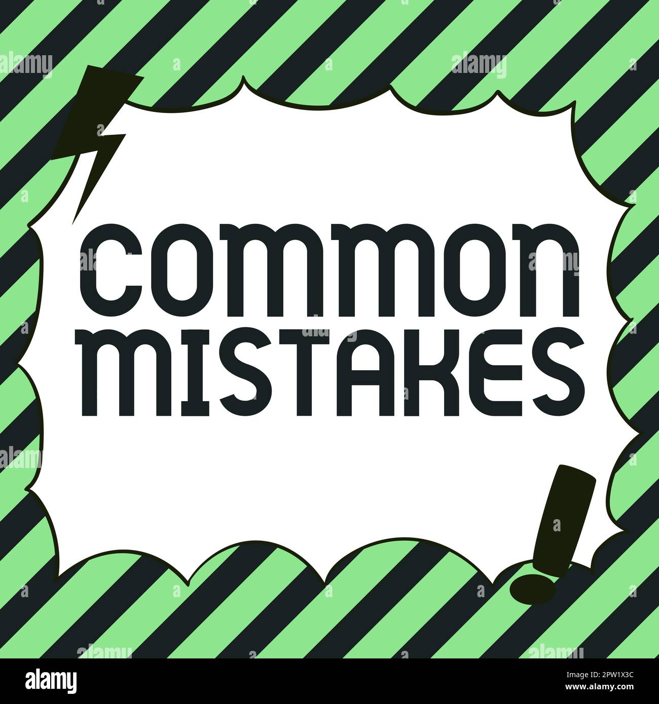 Hand writing sign Common Mistakes, Business overview actions that are ...