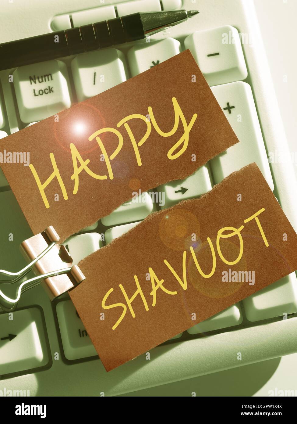 Conceptual caption Happy Shavuot, Concept meaning Jewish holiday ...