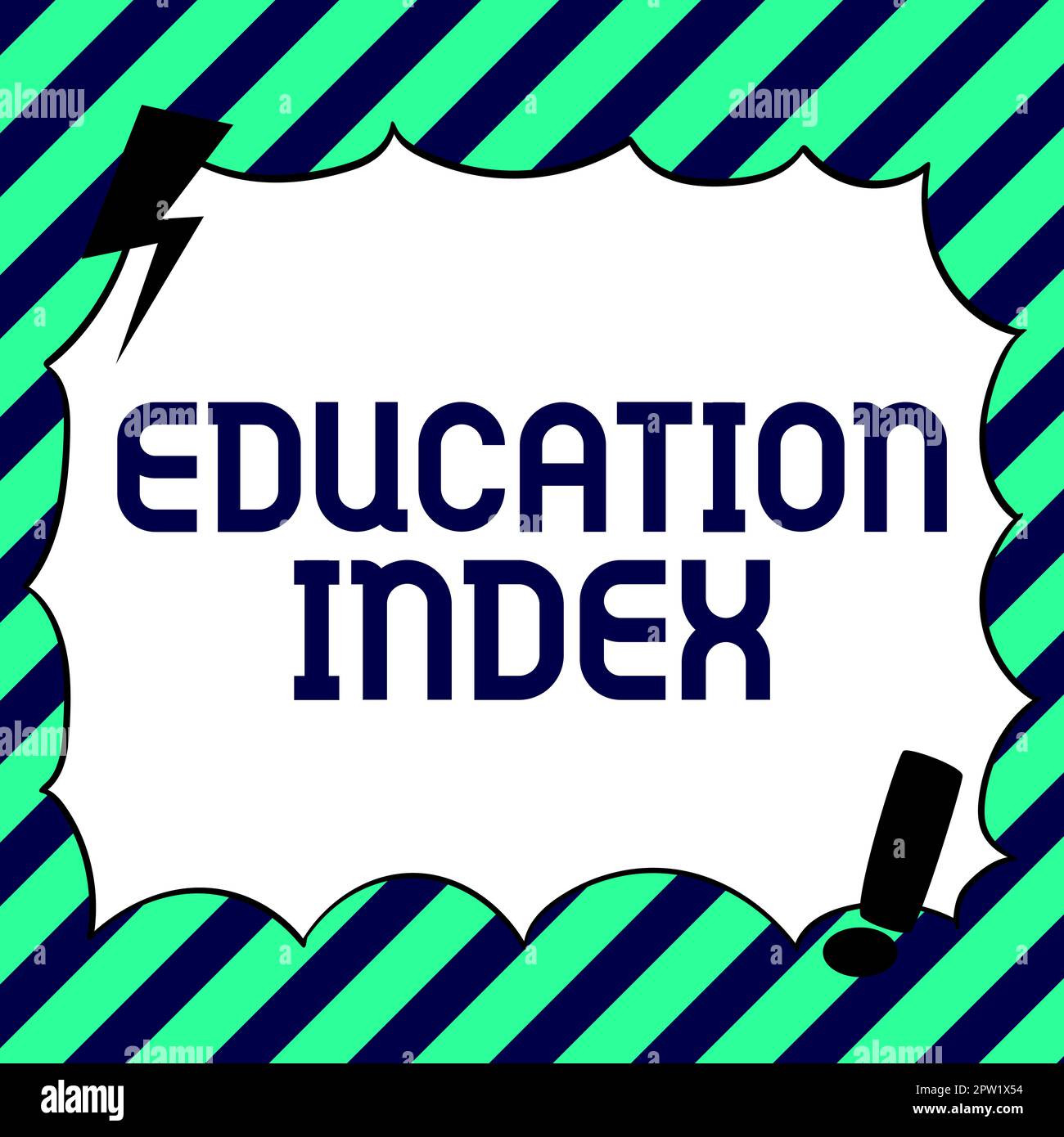 Hand writing sign Education Index, Word for aiming to meet learning ...