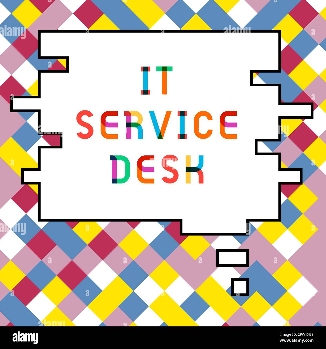 Hand writing sign It Service Desk, Business idea Technological support ...