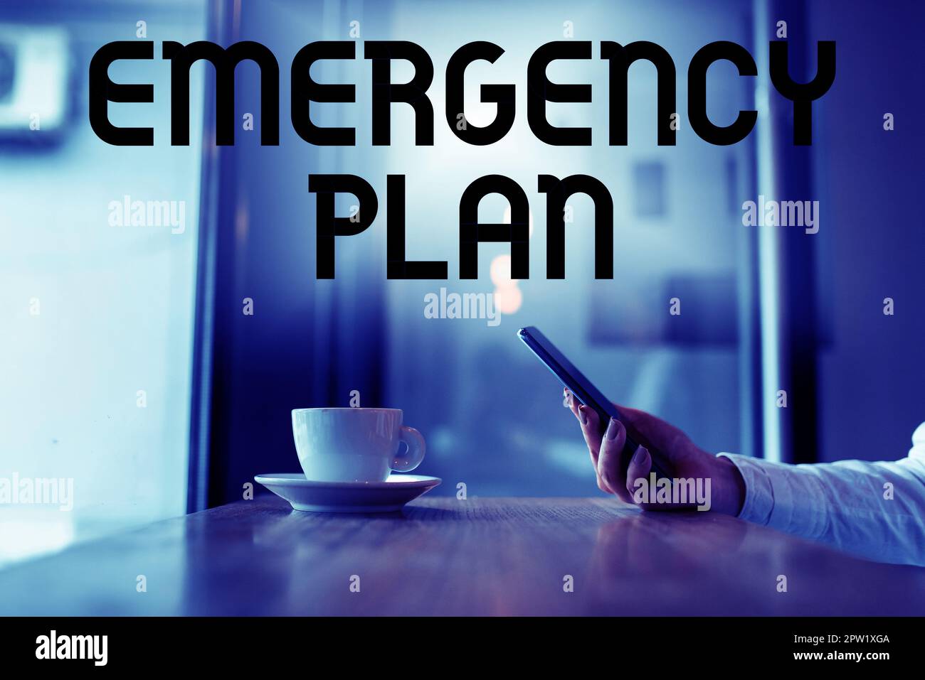 Text sign showing Emergency Plan, Conceptual photo Procedures for ...