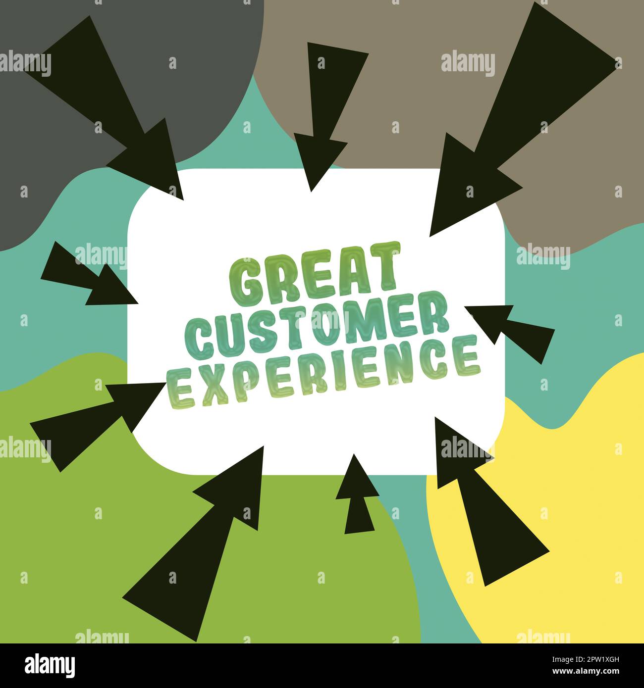 Inspiration showing sign Great Customer Experience, Business concept ...