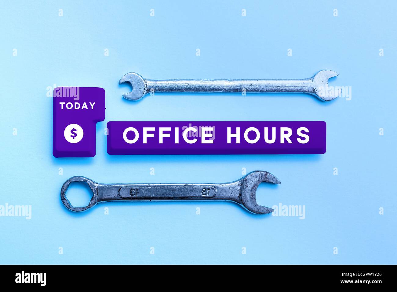 Hand writing sign Office Hours, Internet Concept The hours which ...