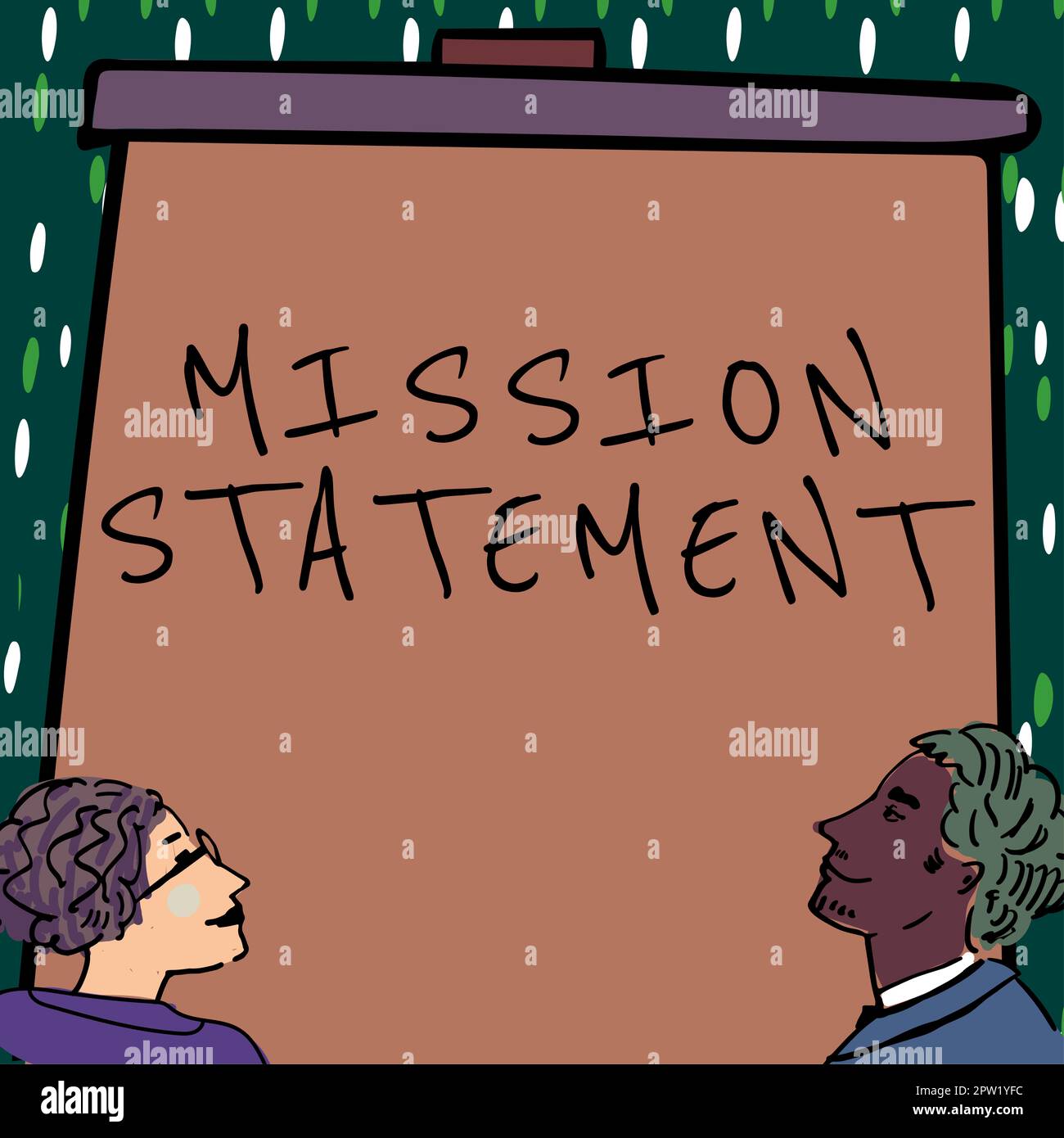 Text showing inspiration Mission Statement, Business approach Formal ...