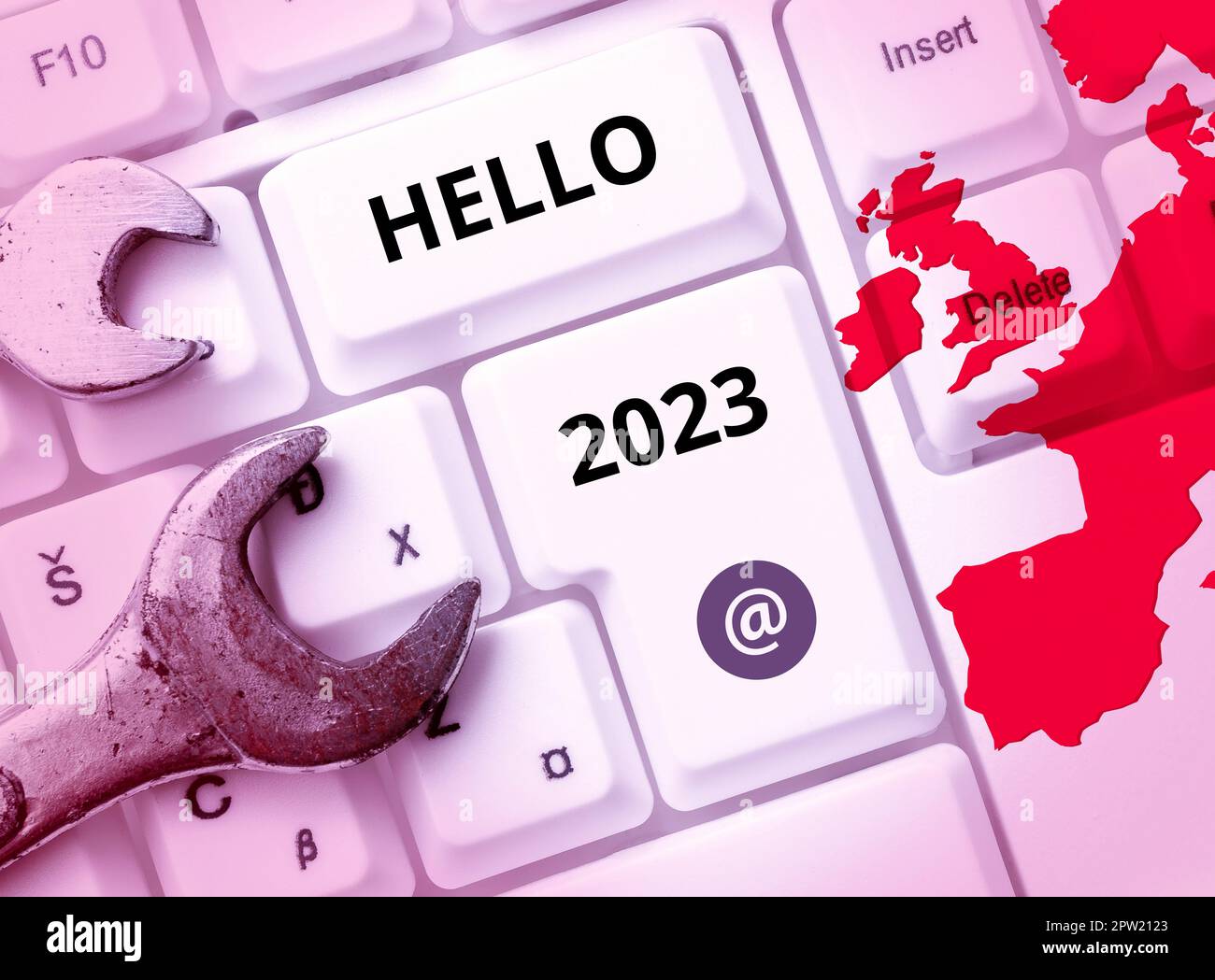 Inspiration showing sign Hello 2023, Concept meaning celebration of the ...