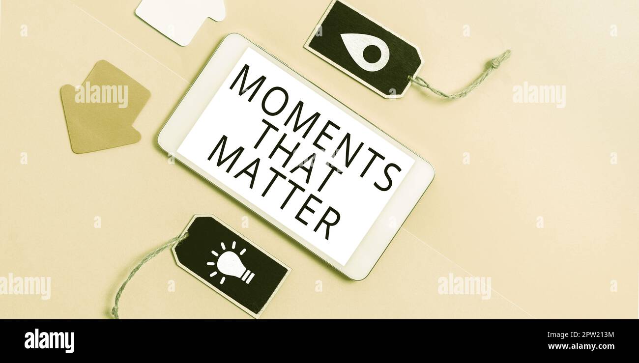 Conceptual display Moments That Matter, Concept meaning Meaningful ...