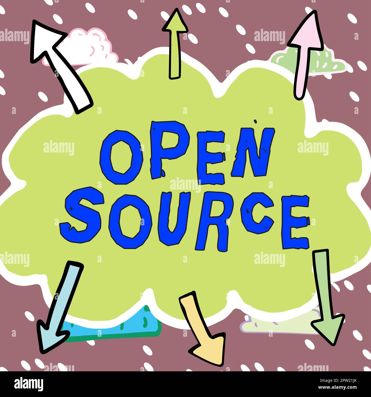 Inspiration showing sign Open Source, Conceptual photo denoting ...