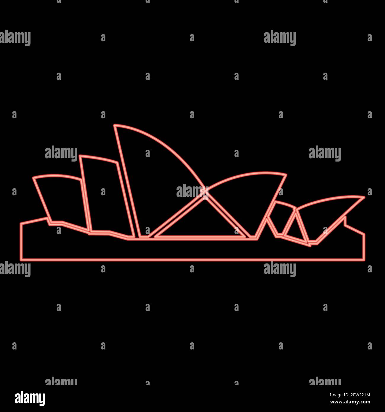 Sydney opera house silhouette vector hi-res stock photography and ...