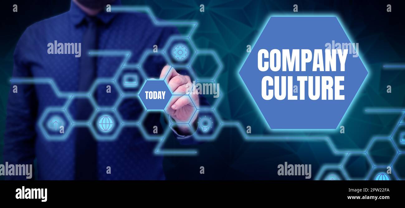 Text caption presenting Company Culture, Business showcase The ...
