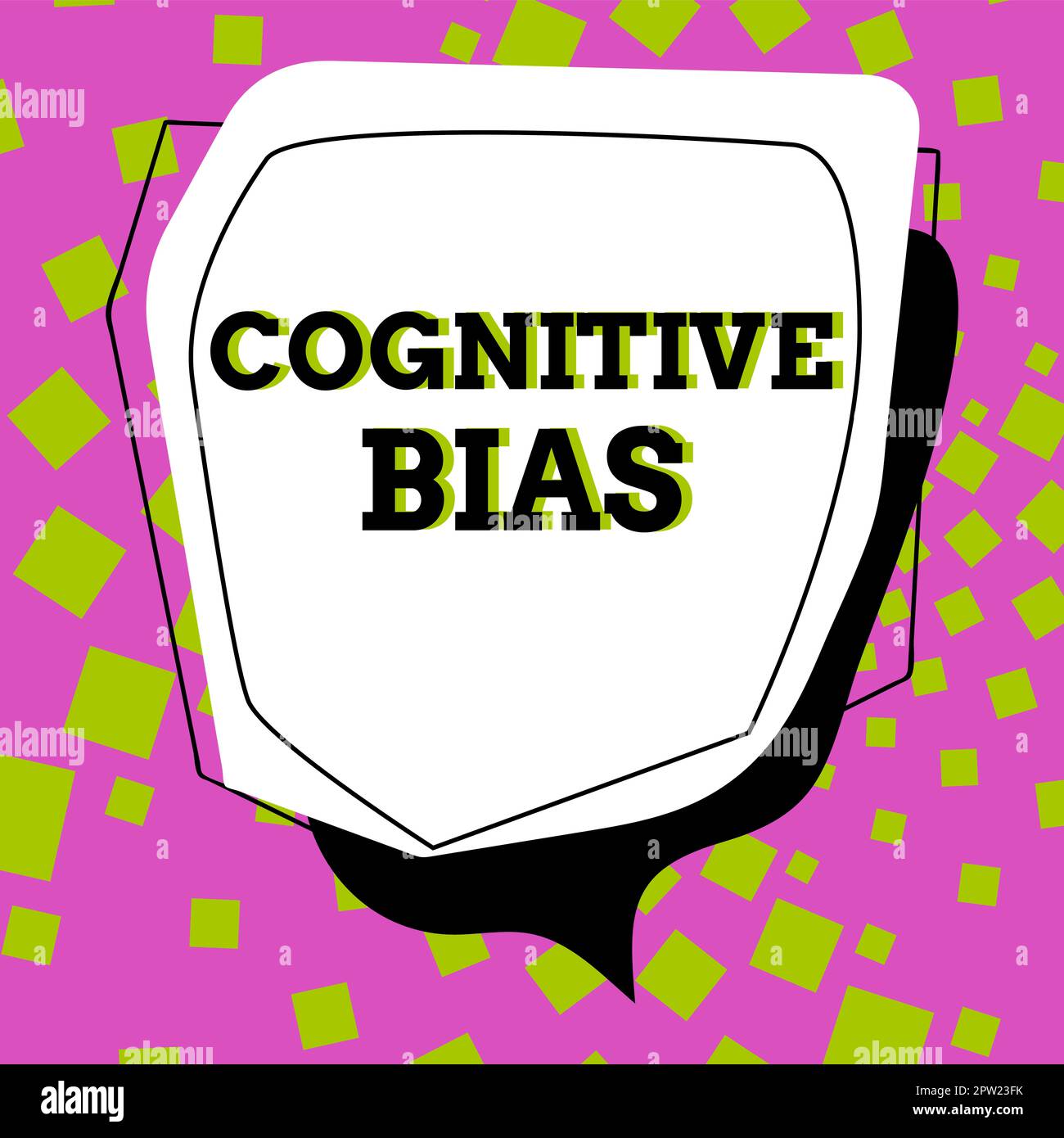 Text showing inspiration Cognitive Bias, Word for Psychological ...