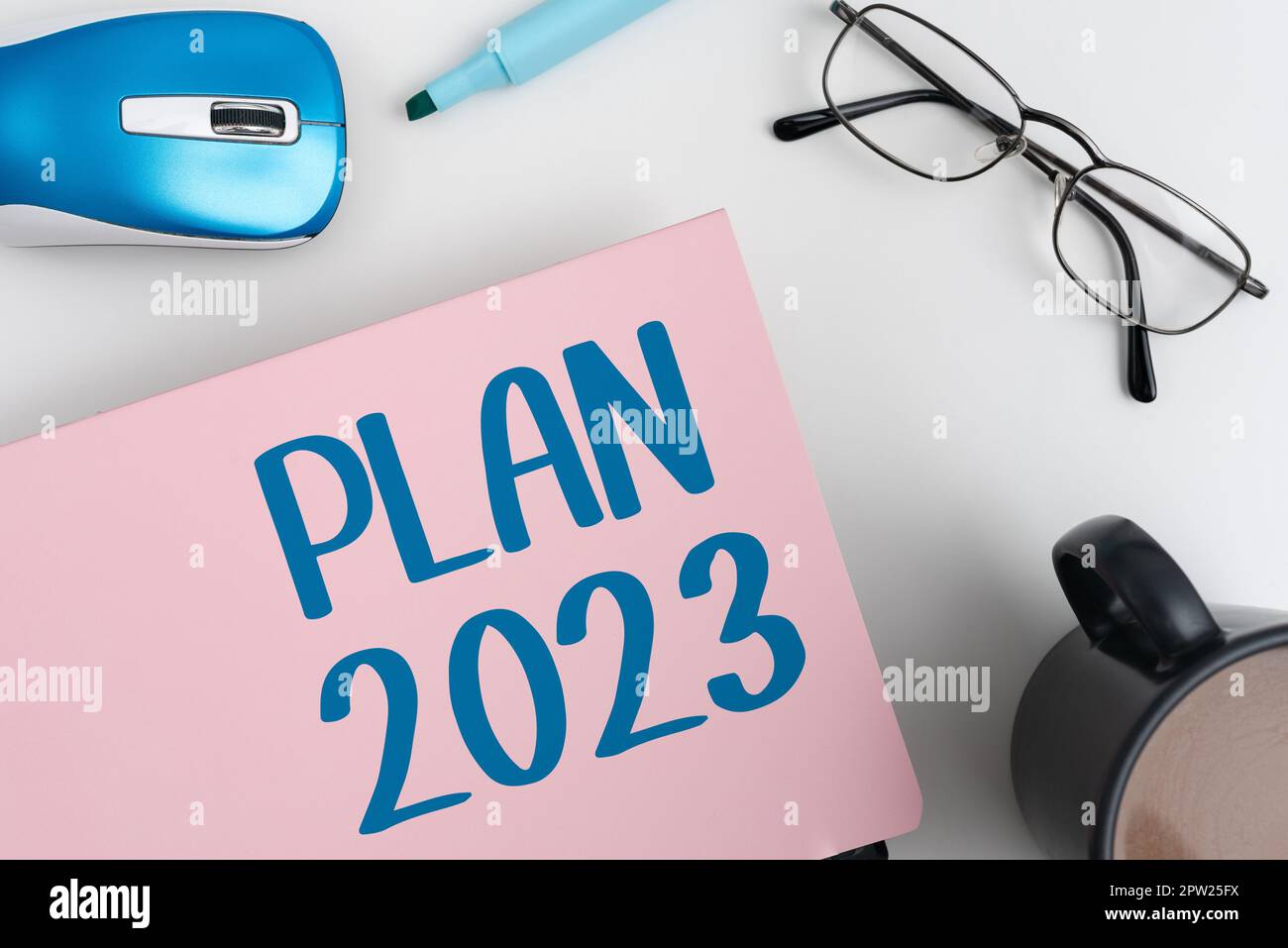 Sign displaying Plan 2023, Word for detailed proposal for doing or ...