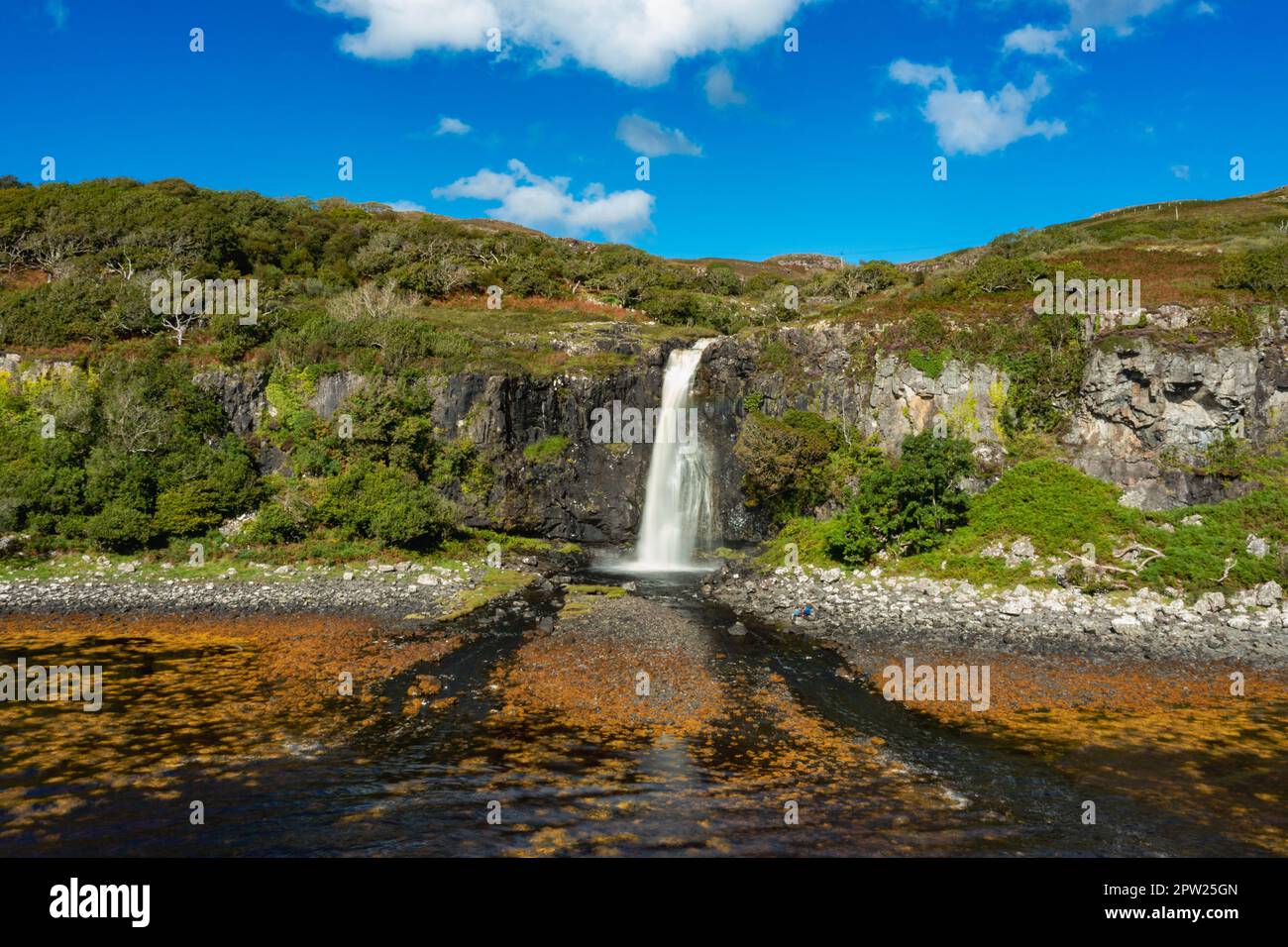 Eas Fors Waterfall, Isle of Mull, Scotland, UK Stock Photo - Alamy