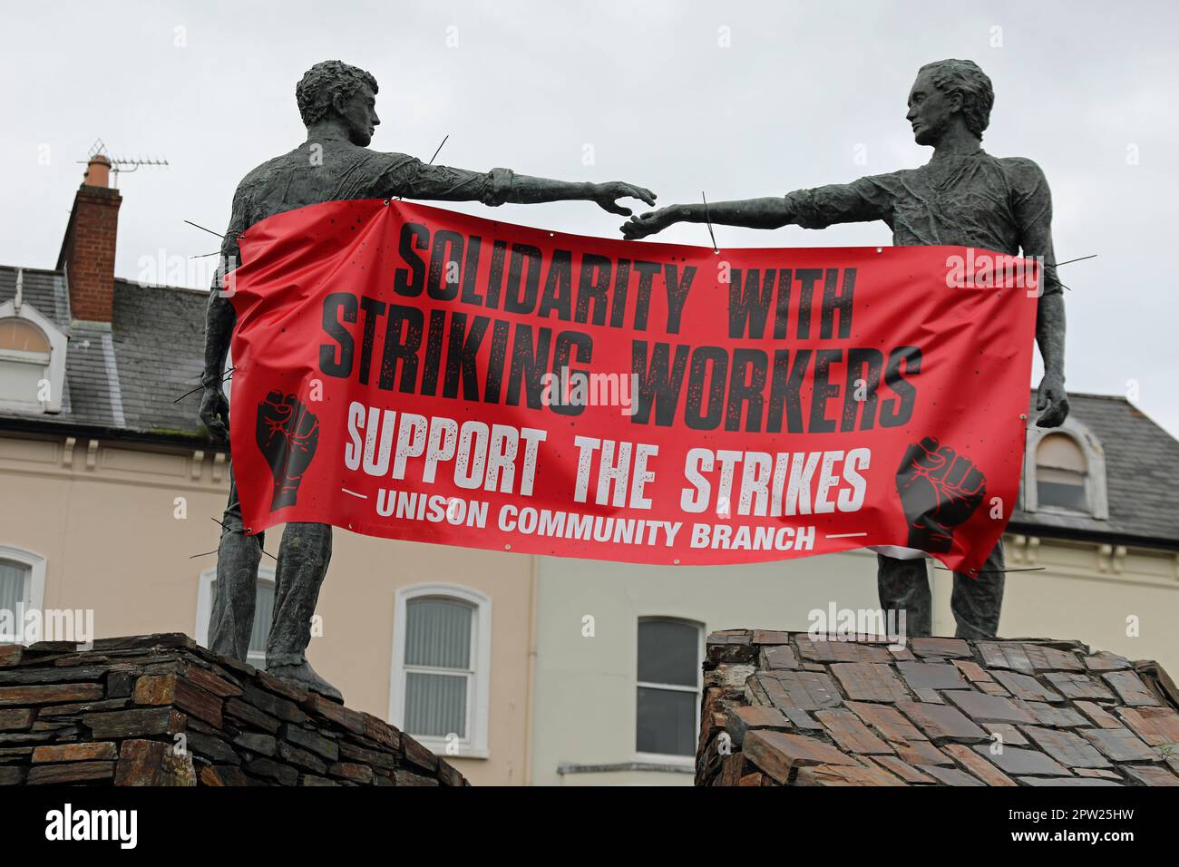 Trade union banner hi-res stock photography and images - Alamy