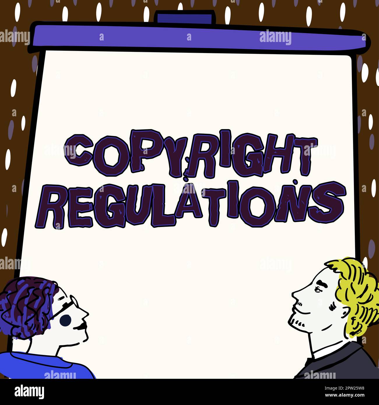 Conceptual caption Copyright Regulations, Word for body of law that ...