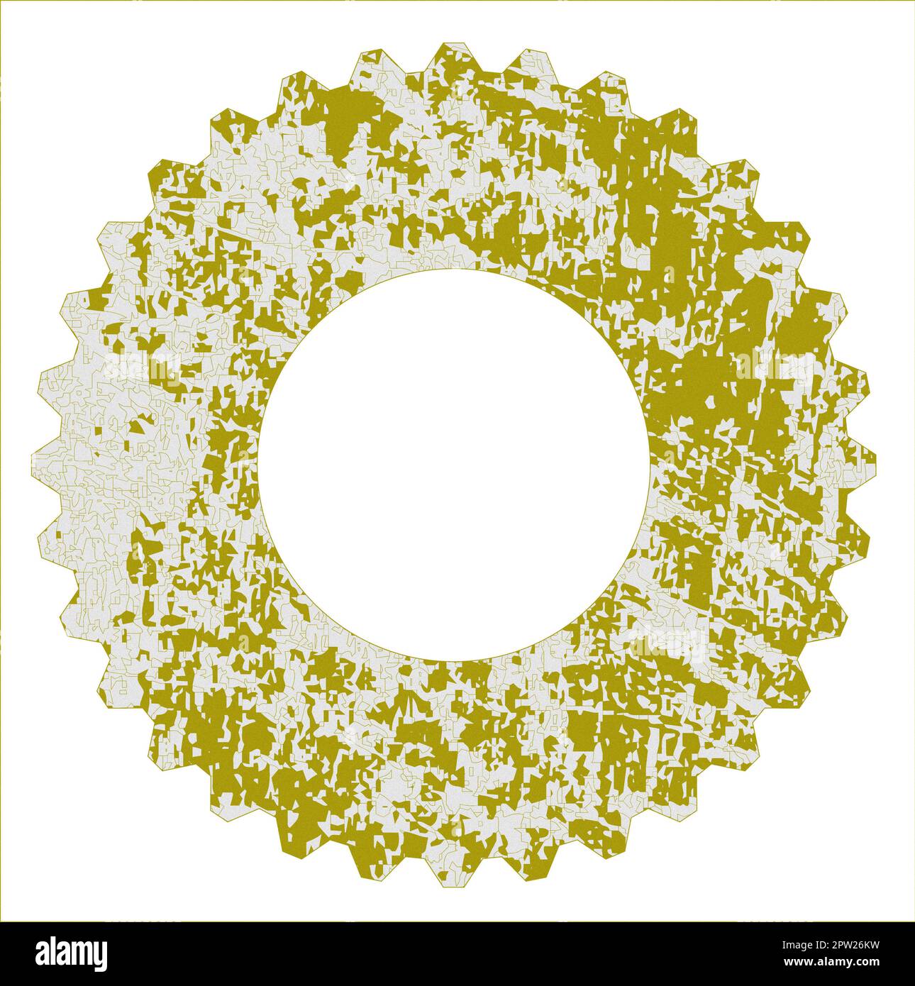 A typical gear in old distressed copper Stock Photo - Alamy