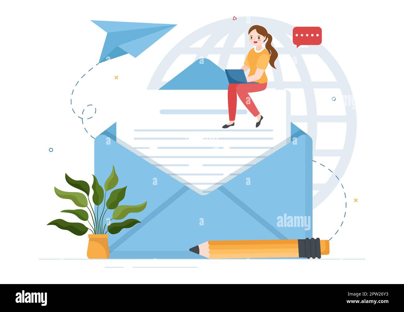 Email Service with Correspondence Delivery, Electronic Mail Message and ...