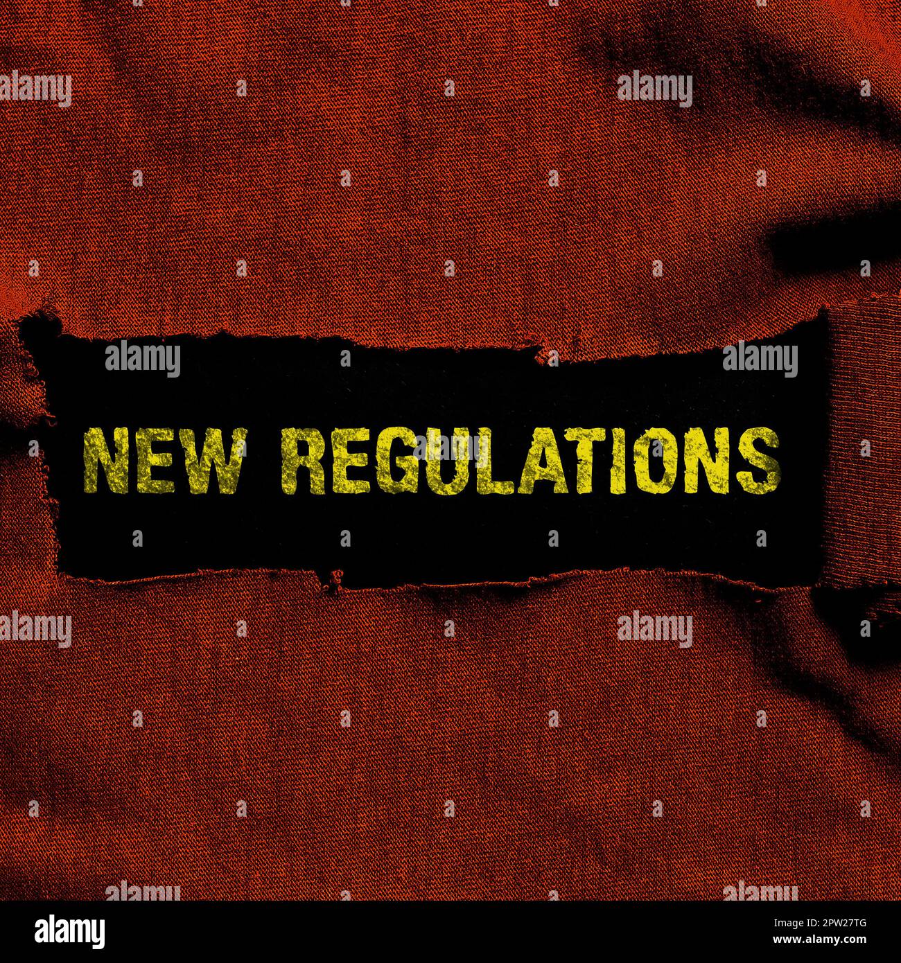 Hand writing sign New Regulations, Business overview Regulation ...