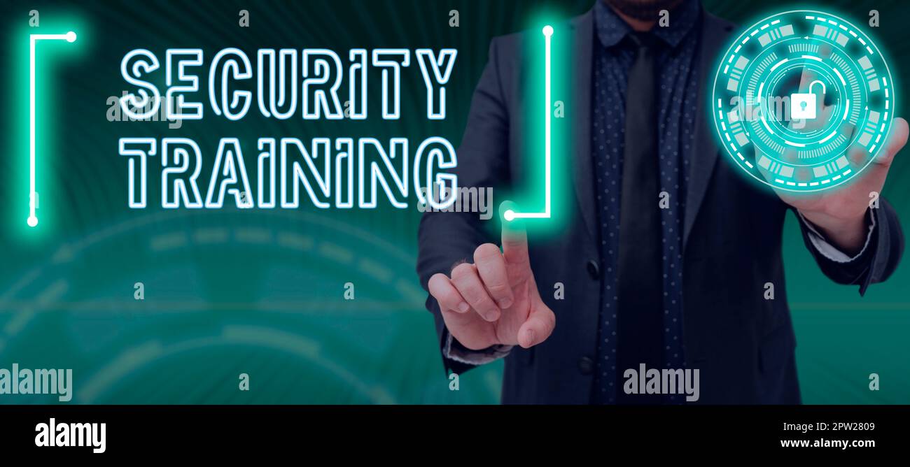 Inspiration showing sign Security Training, Business overview providing ...