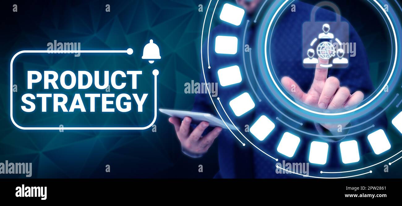 Conceptual caption Product Strategy, Concept meaning long term plan ... Conceptual caption Product Strategy, Concept meaning long term plan ...