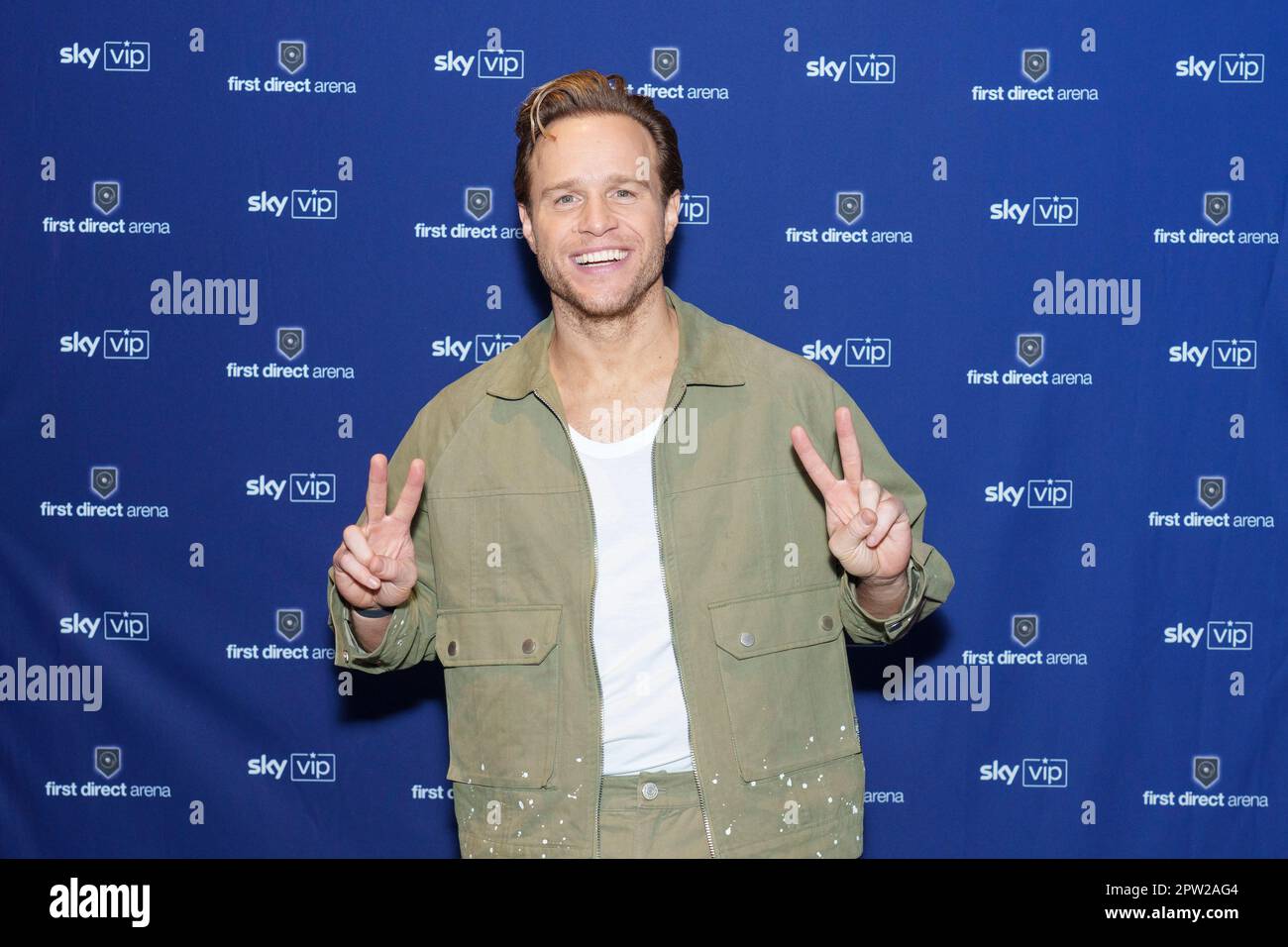EDITORIAL USE ONLY Olly Murs at the launch of the new Sky VIP lounge at ...