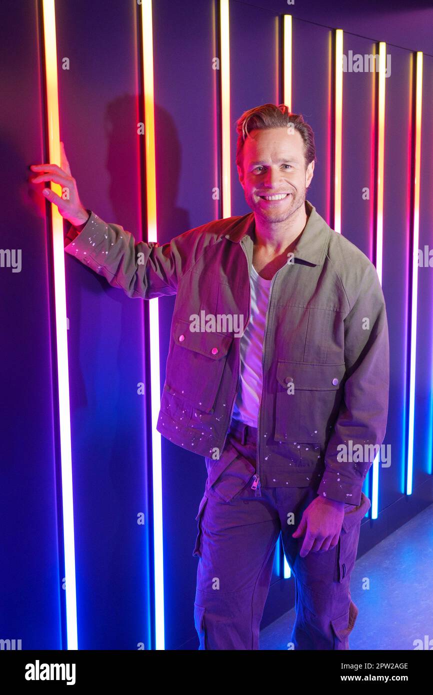 EDITORIAL USE ONLY Olly Murs at the launch of the new Sky VIP lounge at ...