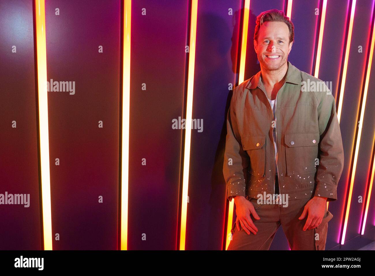 EDITORIAL USE ONLY Olly Murs at the launch of the new Sky VIP lounge at ...