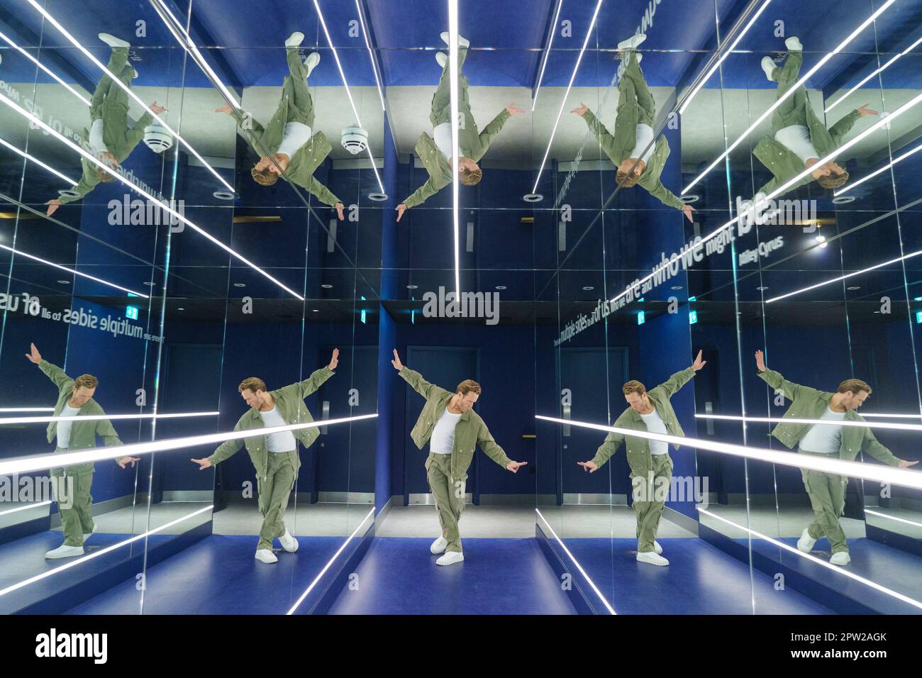 EDITORIAL USE ONLY Olly Murs at the launch of the new Sky VIP lounge at ...