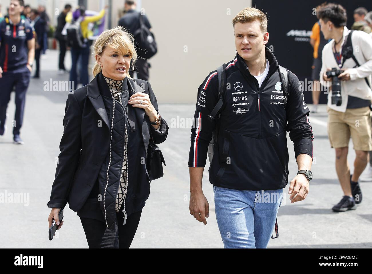Baku, Azerbaijan. 28th Apr, 2023. SCHUMACHER Mick (ger), Reserve Driver ...