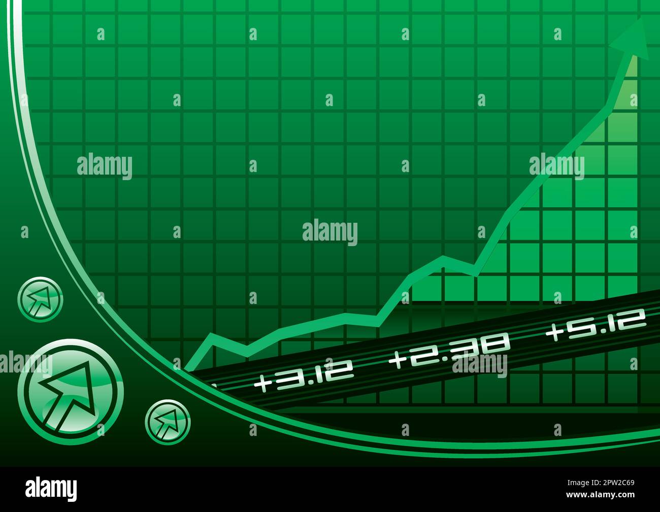 Hossa On Economic Analysis Graph Stock Vector Image And Art Alamy