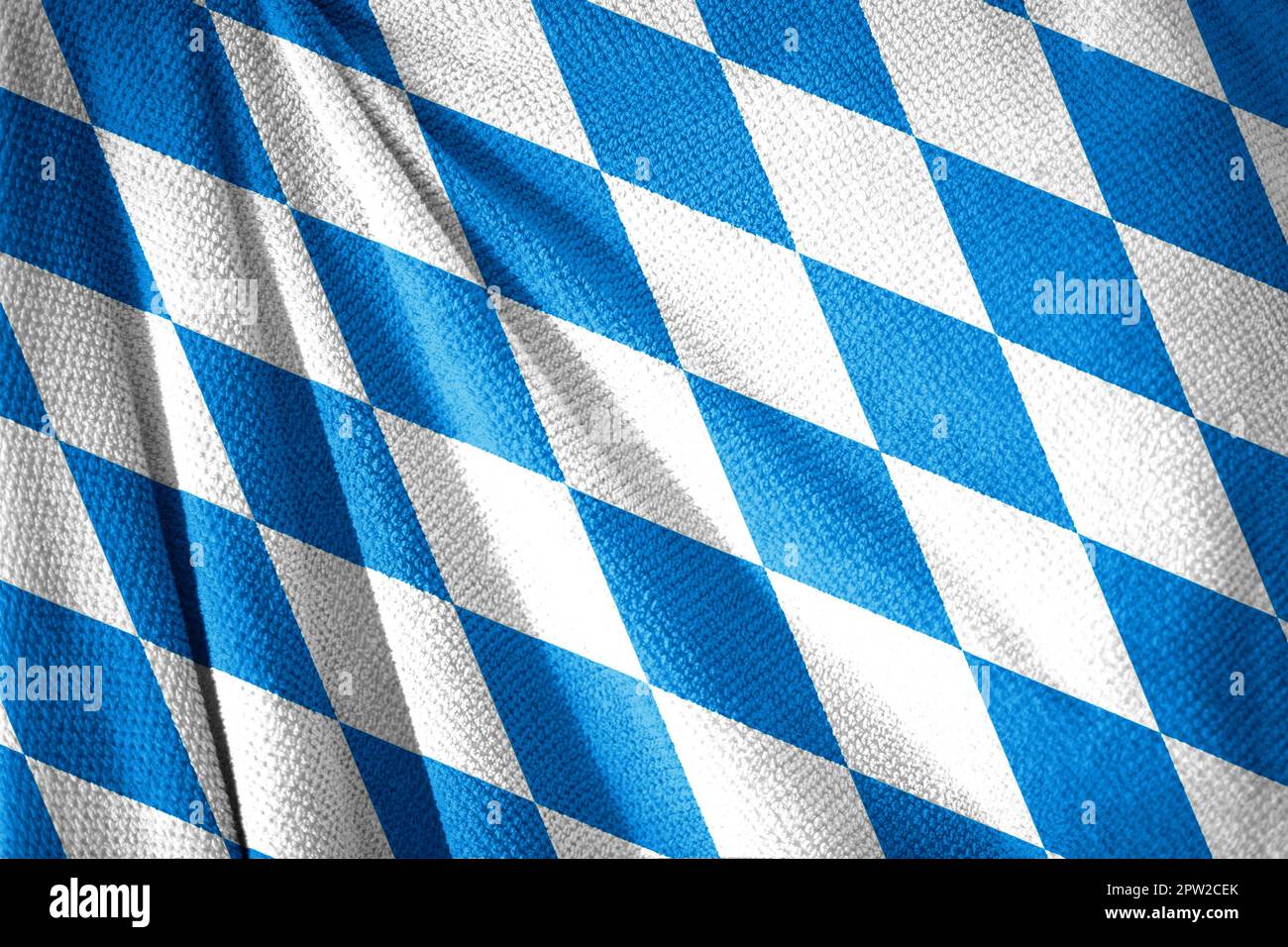 Bavaria state on towel surface illustration with, country symbol of ...