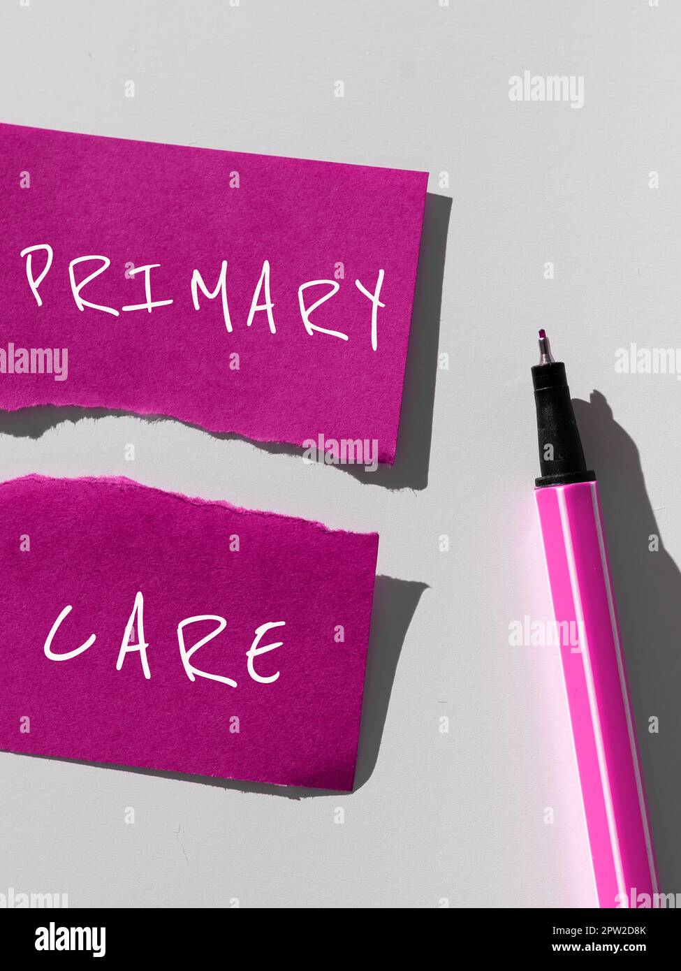 Sign displaying Primary Care, Business concept health care provided by ...