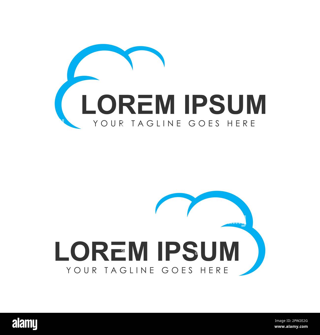 Cloud Logo Vector Icon Stock Vector Image & Art - Alamy