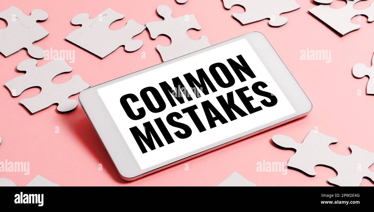 Conceptual display Common Mistakes, Concept meaning actions that are ... Conceptual display Common Mistakes, Concept meaning actions that are ...