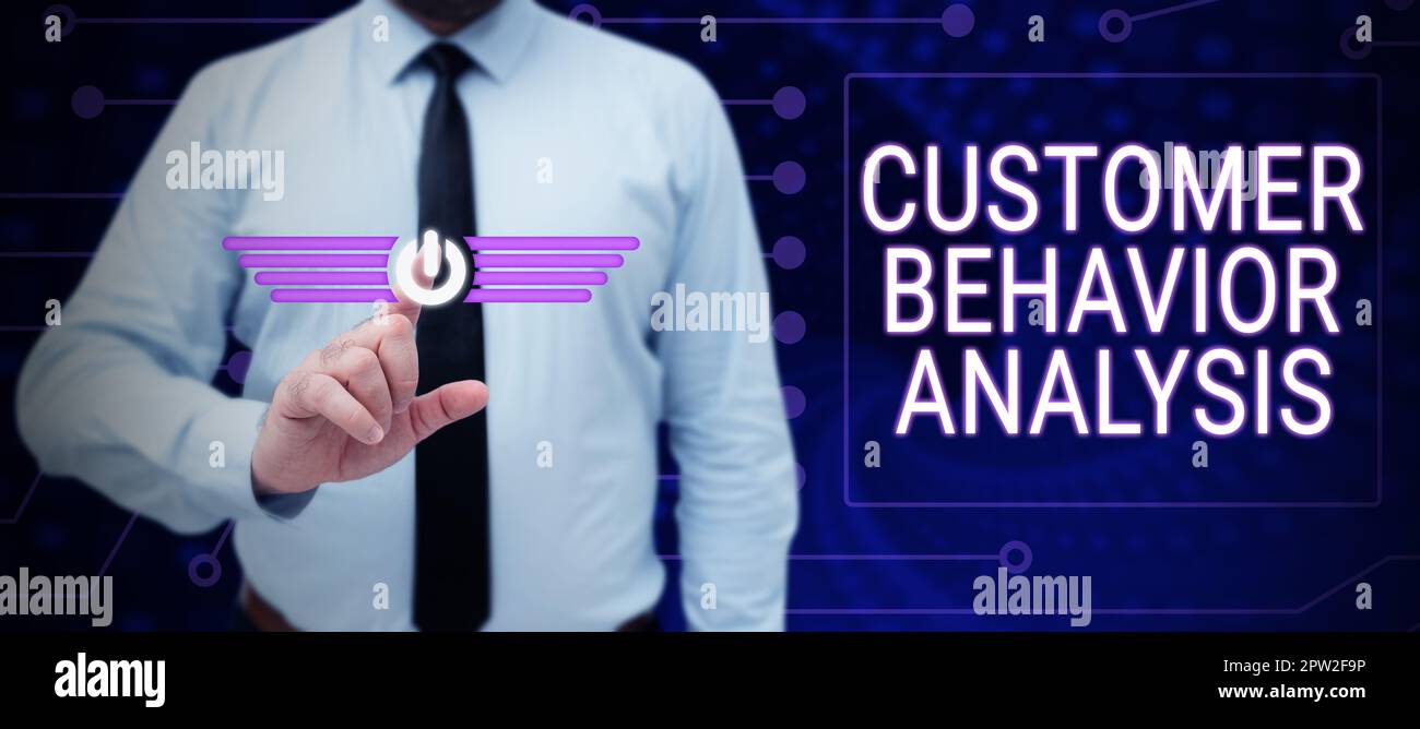 Handwriting text Customer Behavior Analysis, Business idea buying ...