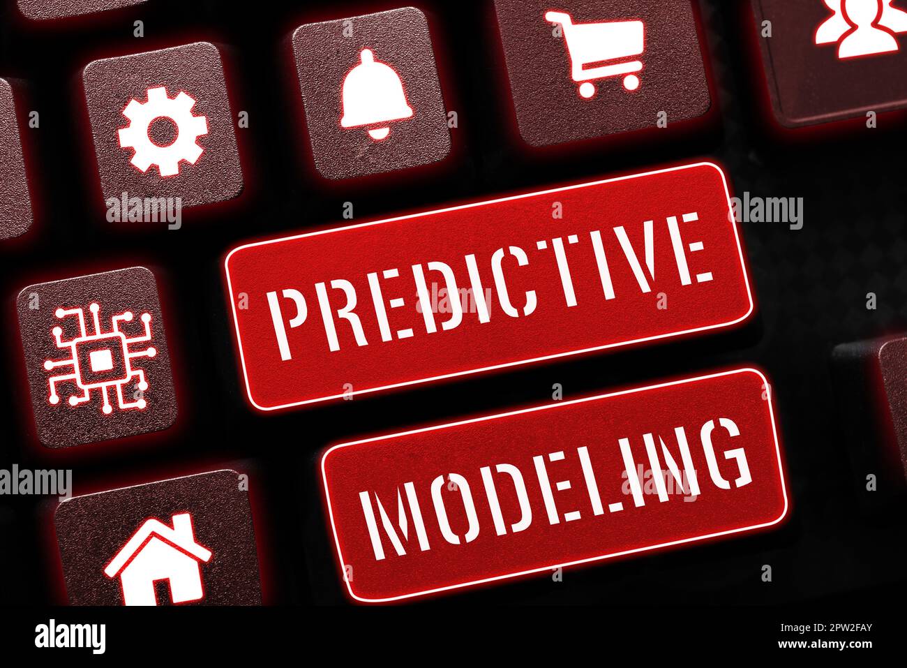 Conceptual display Predictive Modeling, Business concept maintenance strategy driven by ...
