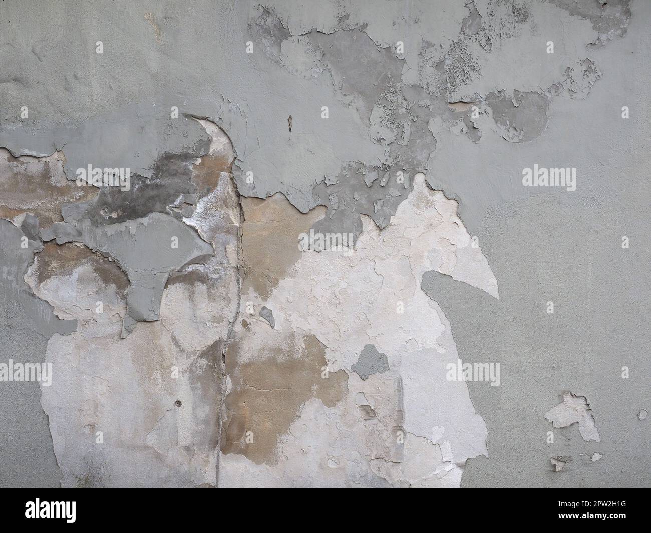 damage caused by dampness and moisture on a wall Stock Photo - Alamy