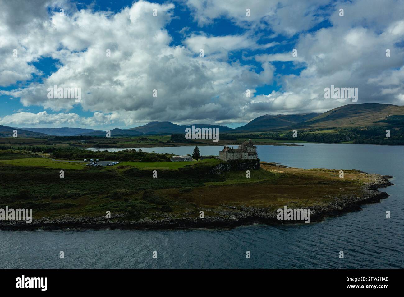 Duart Castle is a castle on the Isle of Mull, off the west coast of ...
