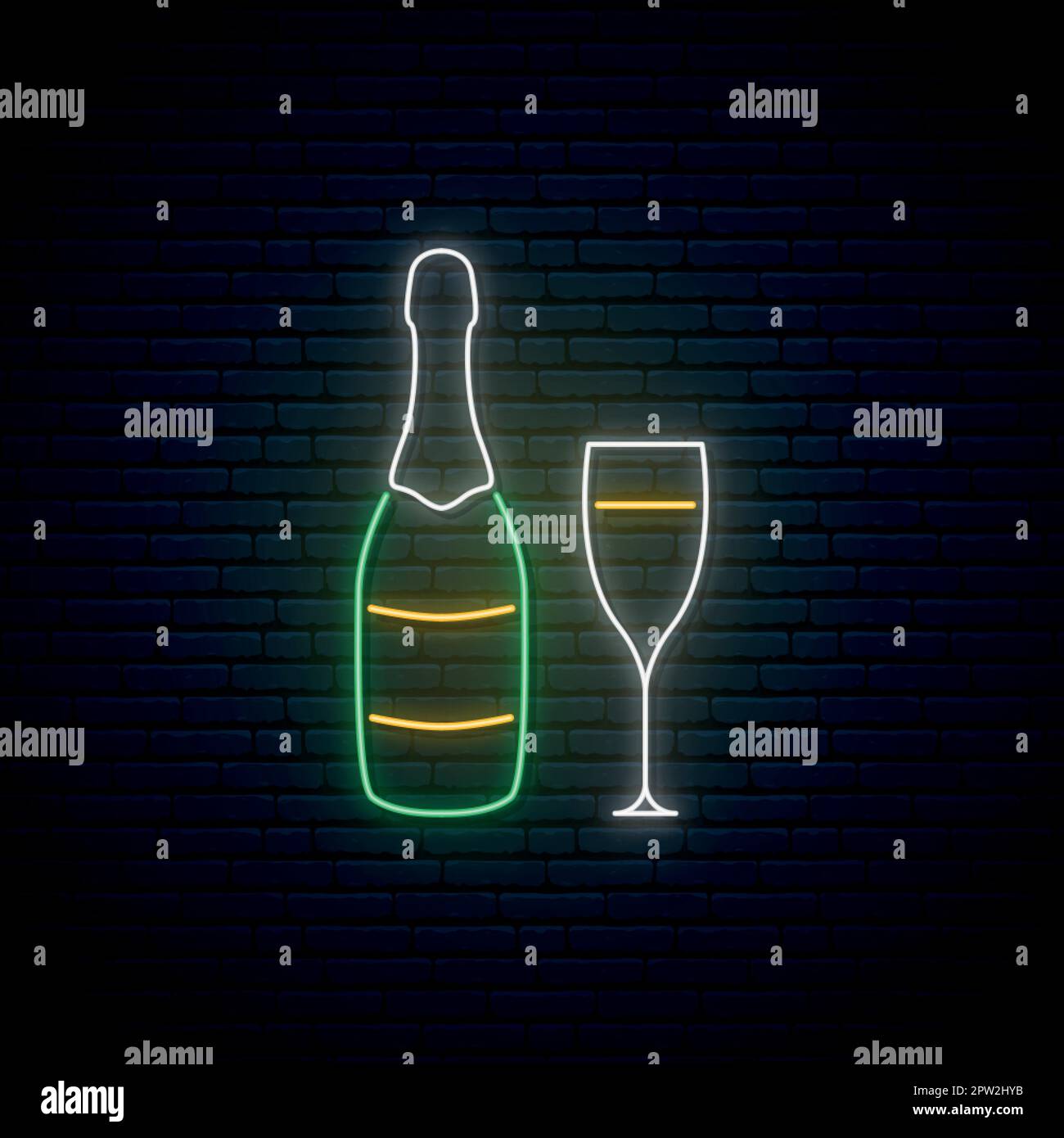 !Neon Template 2 Stock Vector Image & Art - Alamy