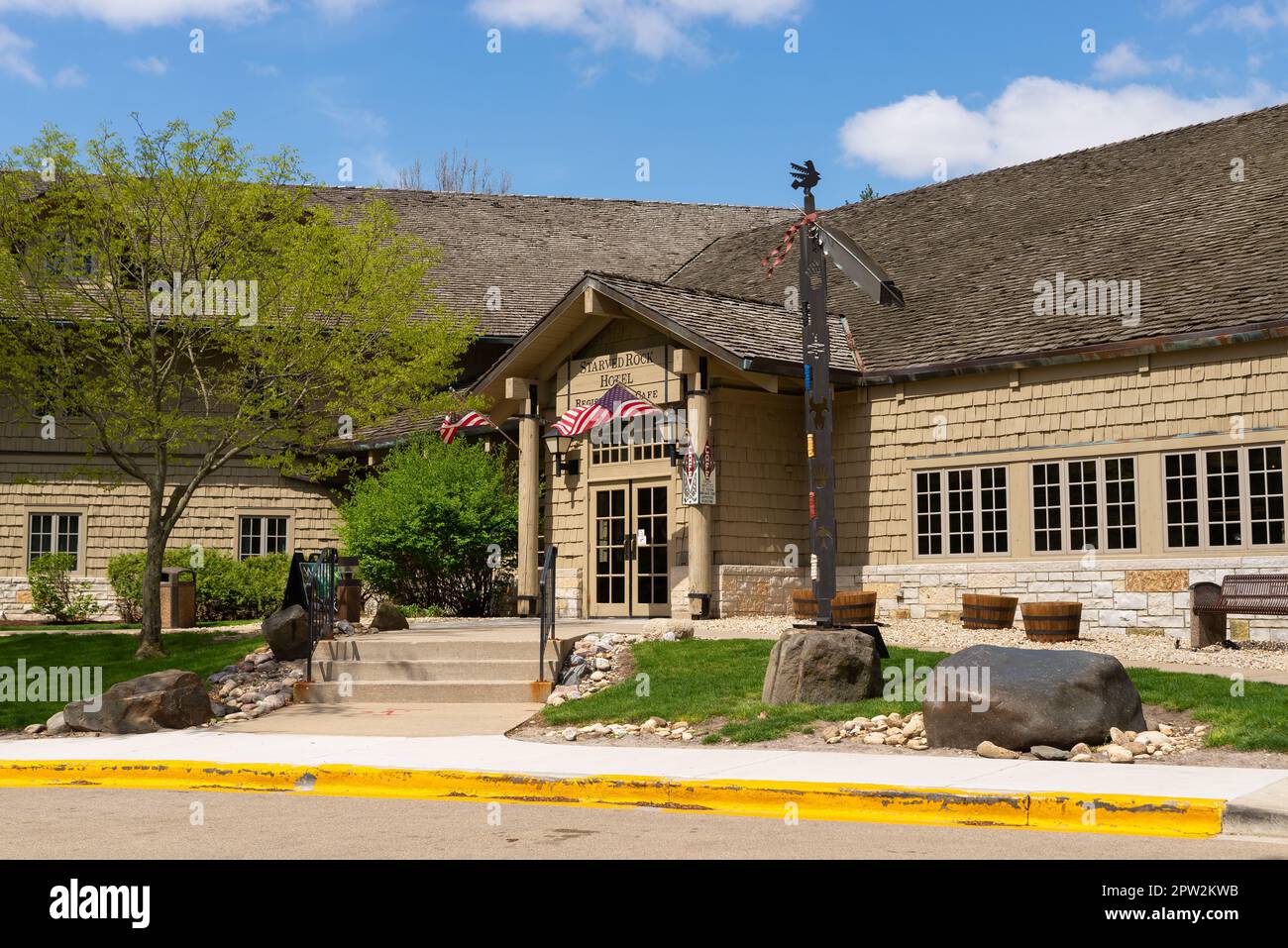 Oglesby Illinois - United States - April 26th, 2023: Exterior of the ...