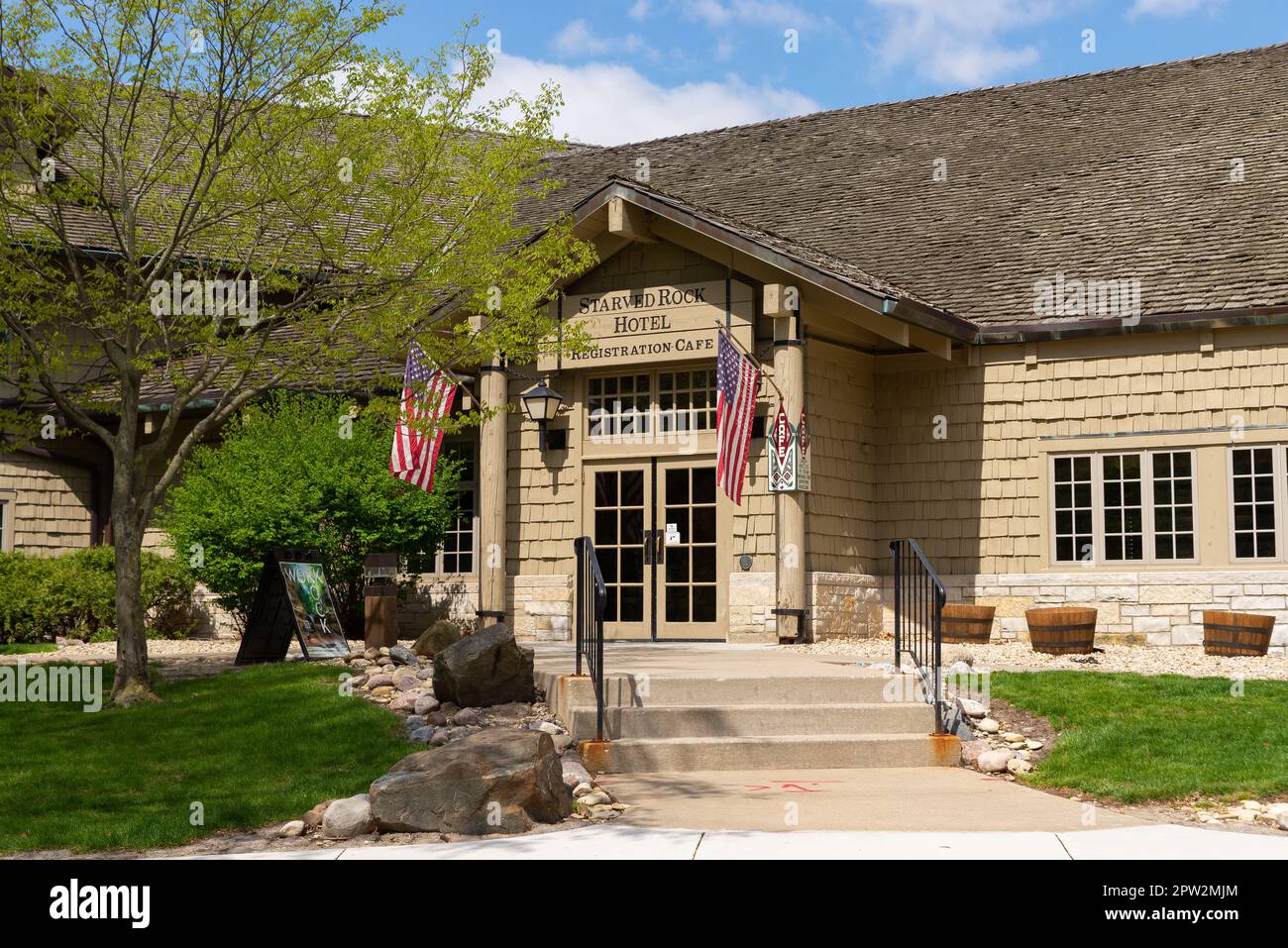 Oglesby Illinois - United States - April 26th, 2023: Exterior of the ...