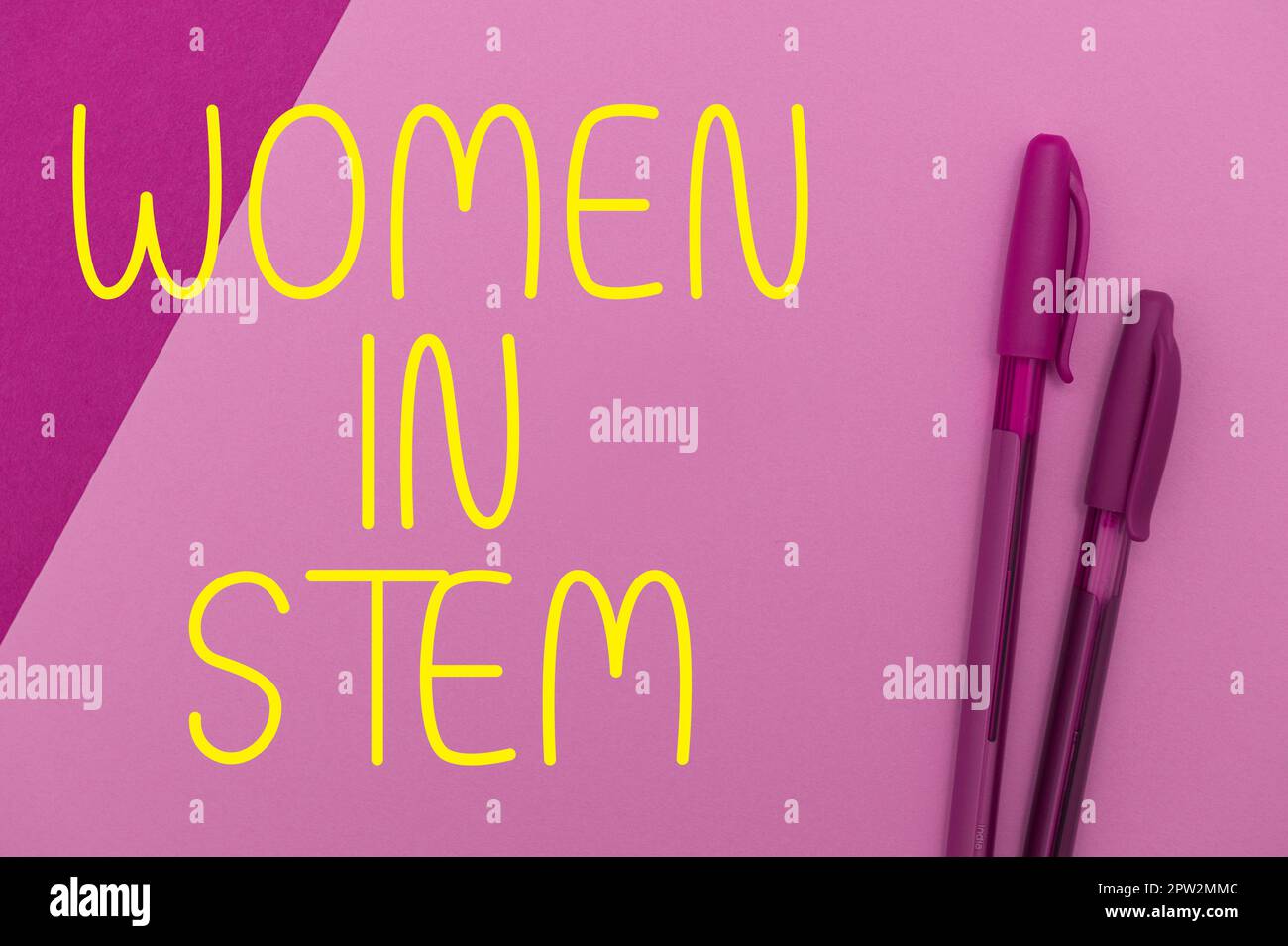 Conceptual caption Women In Stem, Word for Science Technology ...