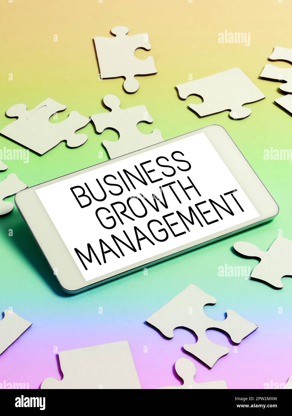 Text showing inspiration Business Growth Management, Business showcase ...