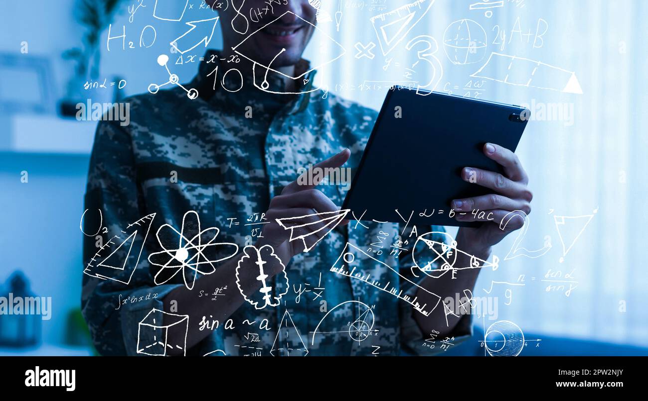 mathematics formulas, high education concept Stock Photo - Alamy
