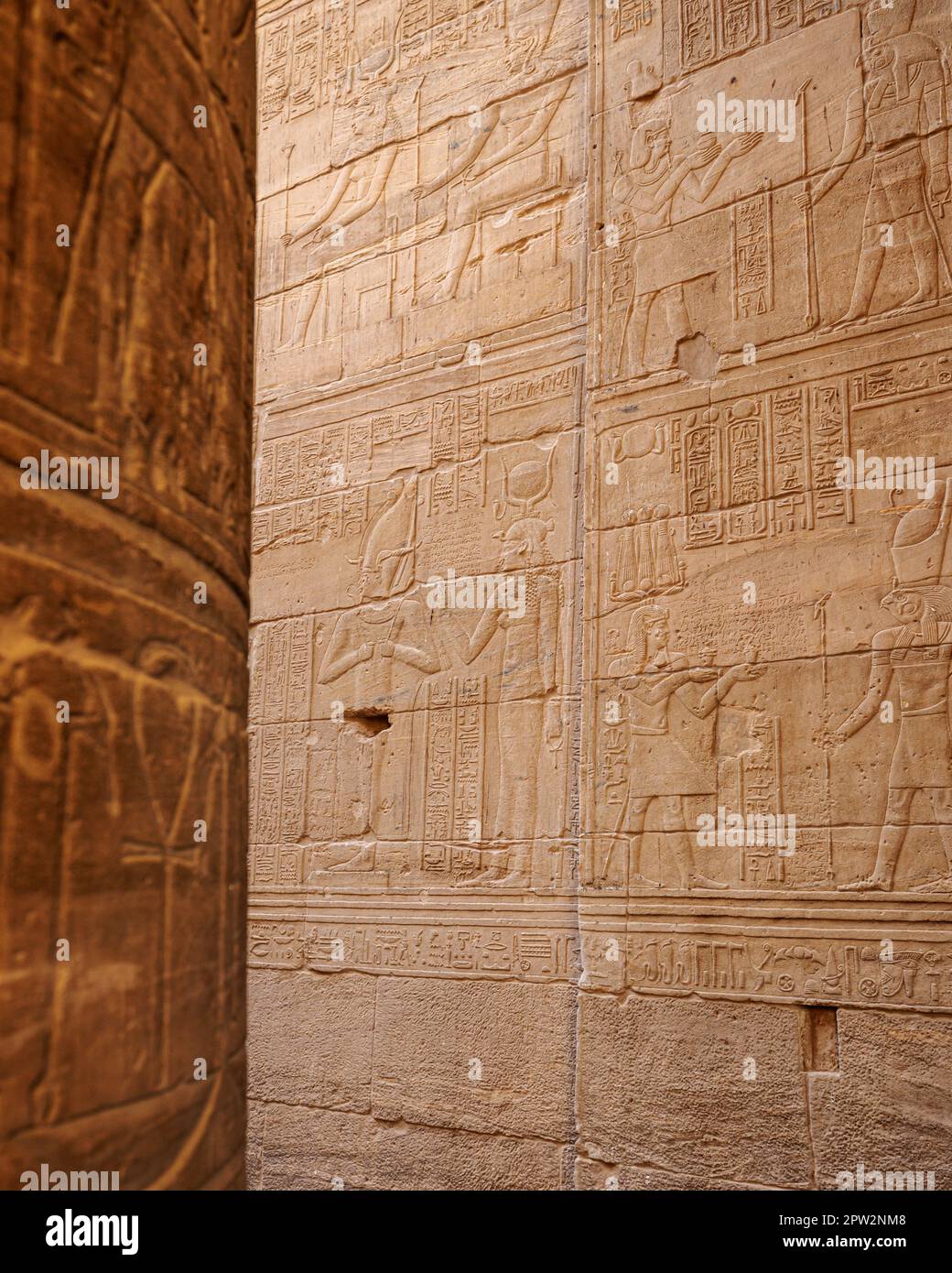 Temple of Isis aka temple of Philae in Aswan - Egypt Stock Photo - Alamy