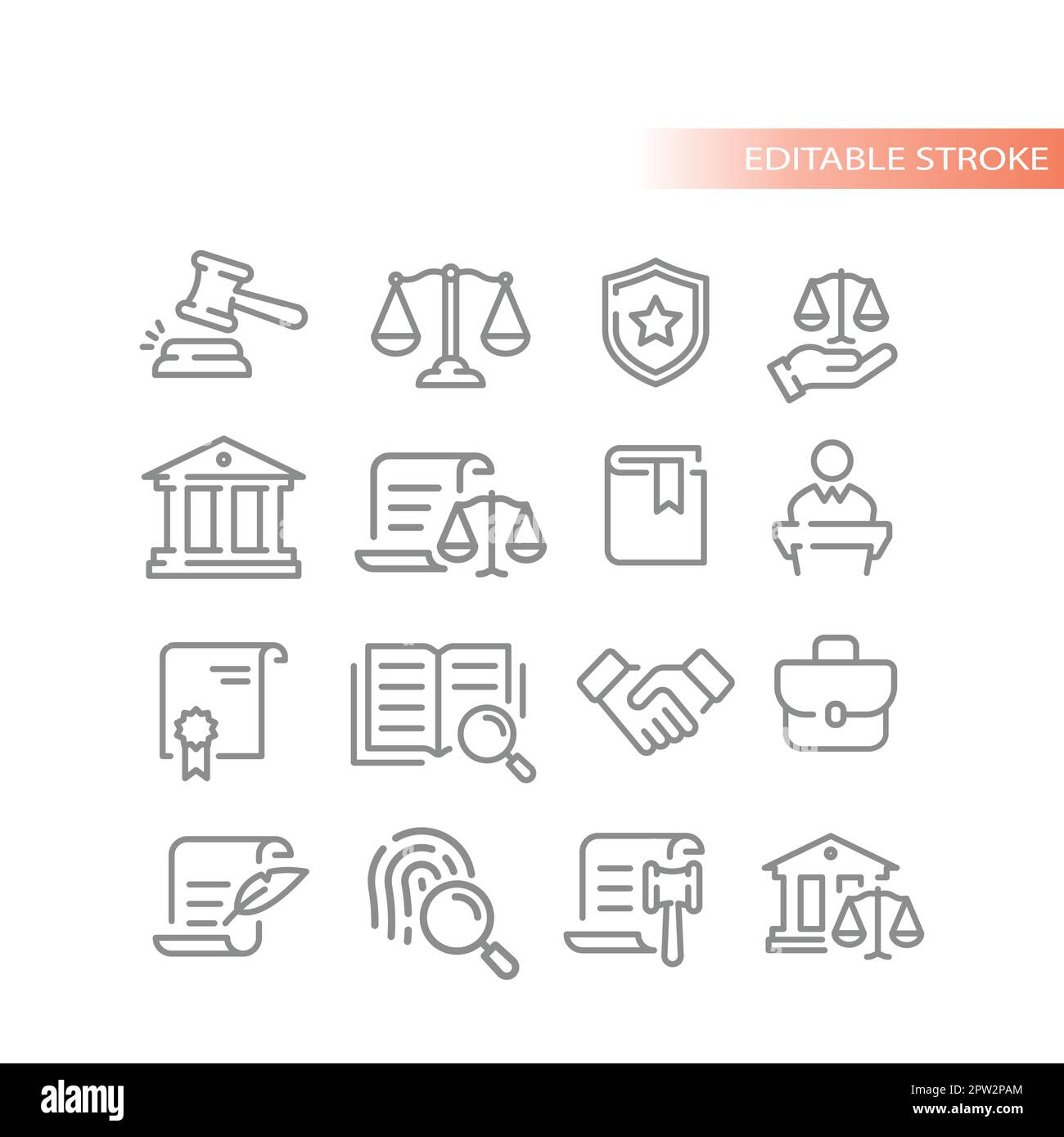 Law, legal and justice vector line icon set. Courthouse, court of law ... Law, legal and justice vector line icon set. Courthouse, court of law ...