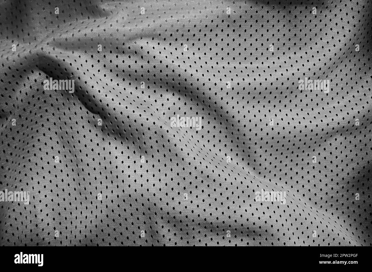 Grey sport clothing fabric texture background. Top view of grey cloth ...